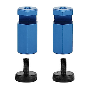 Stair Gauge Knob, Aluminum Alloy Stair Gauge with Holder and Carabiner Professional Stair Stringer Layout Tool for Circular Saw Carpentry Squares