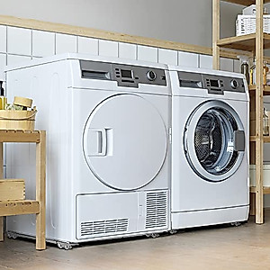 KELIXU Appliance Rollers Heavy Duty Furniture Dolly Mobile Roller, Washing Machine Stand with Wheels Mobile Base for Refrigerators, Dryers, Washing Machines, Support 660 LB, Gray