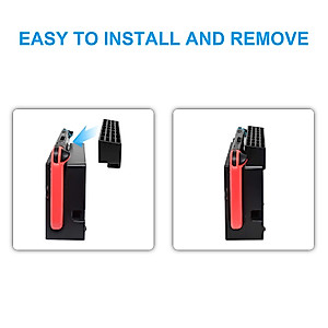 Skywin- Nintendo Switch Game Console Organizer, 28 Game Card Holder for Playing Cards, Compatible with Nintendo Switch, Switch Lite, and Switch Dock, Use Stand Alone or Mount to Switch Dock