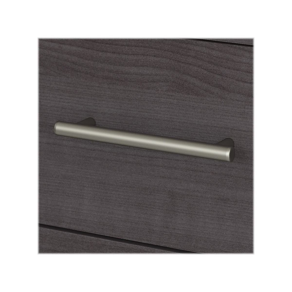 Bush SET001SG Somerset 72-Inch W L-Shaped Desk with Hutch, Storm Gray