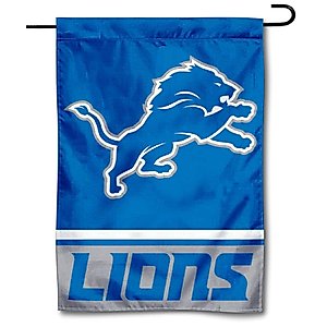 WinCraft Detroit Lions Double Sided Garden Flag