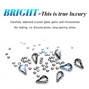 Murimt 2 Pack Crystal Rhinestone Bling Car Push Start Button Accessories,Girly Car Accessories for Women，Push to Start Button Cover/Sticker, Key Ignition & Knob Ring (Black)