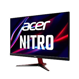 Acer Nitro VG272 Lvbmiipx 27” Full HD (1920 x 1080) Agile-Splendor IPS Gaming Monitor | NVIDIA G-SYNC Compatible | 165Hz Refresh Rate | HDR400 | DCI-P3 90% | 1 x Display Port 1.2 & 2 x HDMI 2.0