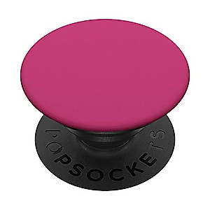 Simple Chic Solid Color Dark Fuchsia Rose Pink PopSockets PopGrip: Swappable Grip for Phones & Tablets