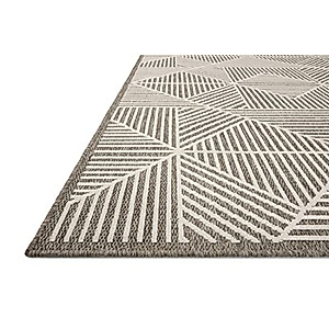Loloi II Rainier Collection RAI-03 Natural/Ivory, Indoor/Outdoor 2'-2" x 3'-9" Accent Rug