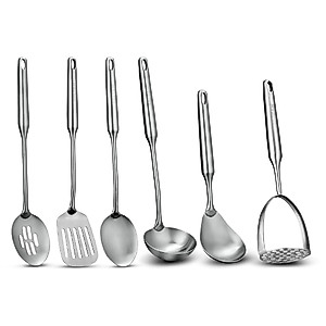 Potato Masher Cooking Utensil - Will Last Your Kitchen a Lifetime, Guaranteed - Meticulous Craftsmanship, Sleek Modern Design, Exceptional Quality.