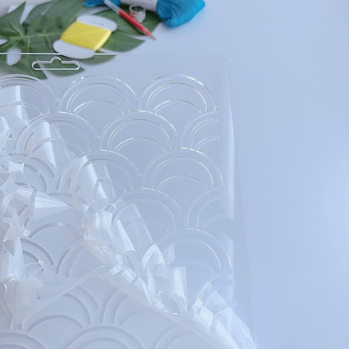 Acrylic Sashiko Stencil, Embroidery Pattern, Quilting Stencil for Hand Quilting and Embroidery