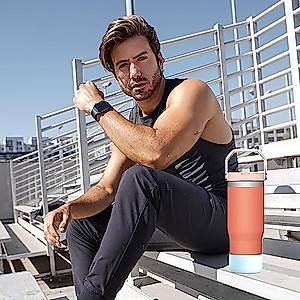 Silicone Bottom Boot - 2 Pack for Stanley Quencher 40 oz 30 oz Tumbler with Handle & Stanley IceFlow 20oz 30oz - Bottom Sleeve Cover for Stanley Cup Accessories (Charcoal)