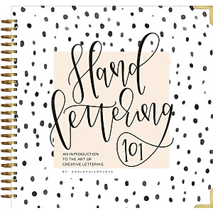 Hand Lettering 101: A Step-by-Step Calligraphy Workbook for Beginners (Gold Spiral-Bound Workbook with Gold Corner Protectors) (Modern Calligraphy)
