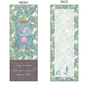 Simple Set of Bookmarks - 48 Recycled, Earth Friendly Bookmarks, Great for School Rewards or Little prizes