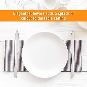 Nuenen 100 Pieces Dinner Knives Set, 8.3 Inches Durable Butter Knife Stainless Steel Serrated Table Knives, Steak Knives Silverware for Home, Restaurant, Kitchen, Dishwasher Safe and Mirror Polished