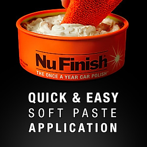 Car Polish by Nu Finish, Better Than Wax Paste Polish for Cars, Trucks, 14 Oz Each