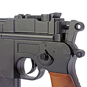 bbtac bt-712 world war ii 165 fps c96 metal zinc alloy airsoft pistol with magazine(Airsoft Gun)