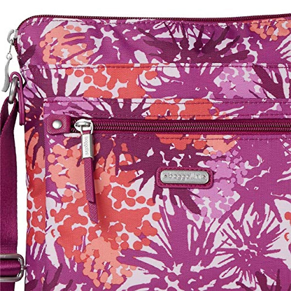 Baggallini Eco Go Bagg Eco Plum Thistle One Size