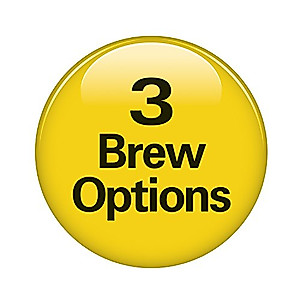 Hamilton Beach 12 Cup Programmable Drip Coffee Maker with 3 Brew Options, Glass Carafe, Auto Pause and Pour, Black with Stainless Accents (46299)