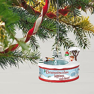 Hallmark Keepsake Christmas Ornament 2023, The Peanuts Gang "Christmastime Is Here" Musical Ornament With Motion, Gifts for Peanuts Fans