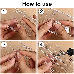 POPETPOP Fish Tank Transparent Decs - Water Planter Hanging Aquatic Holder Fish Tank Aquarium Planting Cup Crystal Glass Aquatic Garden Kit Indoor Sturdy Water Plant Container