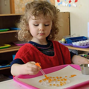 vaoruteng 8 Pack Liquid Droppers Silicone 5ml Clear Liquid Medicine Eye Dropper with Bulb Tip for Kids Candy Mold