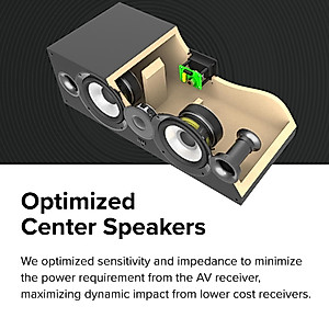 ELAC Debut 2.0 A4.2 Dolby Atmos Module Speakers, Black (Pair) - Concentric Driver with 0.5” Polymer Tweeter & 4” Aramid Fiber Woofer