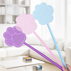 1 Pieces Plastic Fly Swat Wasp Control Multi-Colors, Fly Swatter SuitableIndoor, Garage, Terrace and Outdoor
