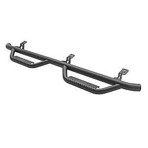 Smittybilt Wheel to Wheel Nerf Steps with Cleated Steps (Black) - T0654FJ