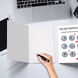 Naughty Date Night Scratch Off Card, Funny Valentines Day Card for Him, Cheeky Anniversary Card for Husband, Date Night Position Mission Card