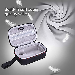 LTGEM Case Compatible with JBL Go 3 Portable Speaker, Black+Grey