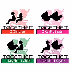 Chicco Cortina Together Double Stroller, Ombra