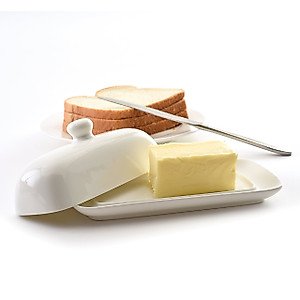 Norpro 8370 Butter Dish, one, White