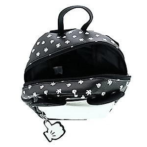 FastForward Wholesale Mickey 10 Mini Deluxe Backpack with 1 Front pocket, Black, One Size