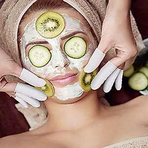 Medium Latex Finger Cots Anti Static Rubber Fingertip Protective Finger Cots for Electronic Repair, Handmade Apply, 444 Pcs