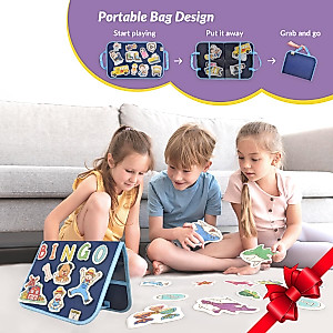 CHEFAN Felt Flannel Boards Stories Precut Figures for Toddlers Preschool, Craft Toy Gifts for Kids, Storytelling Interactive Teaching Activity Kits,Wheels On Bus,Baby Shark,Itsy Bitsy Spider,Bingo