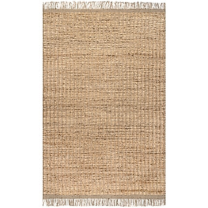 nuLOOM Lauren Liess Pampas Jute Tassel Area Rug, 10x14, Natural