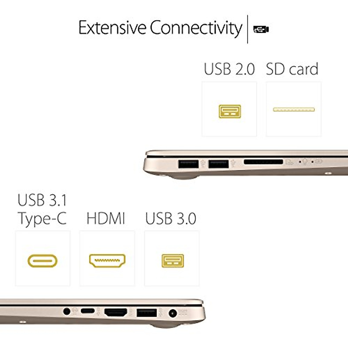 ASUS VivoBook S Ultra Thin and Portable Laptop, Intel Core i7-8550U Processor, 8GB DDR4 RAM, 128GB SSD+1TB HDD, 15.6” FHD WideView Display, ASUS NanoEdge Bezel, S510UA-DS71