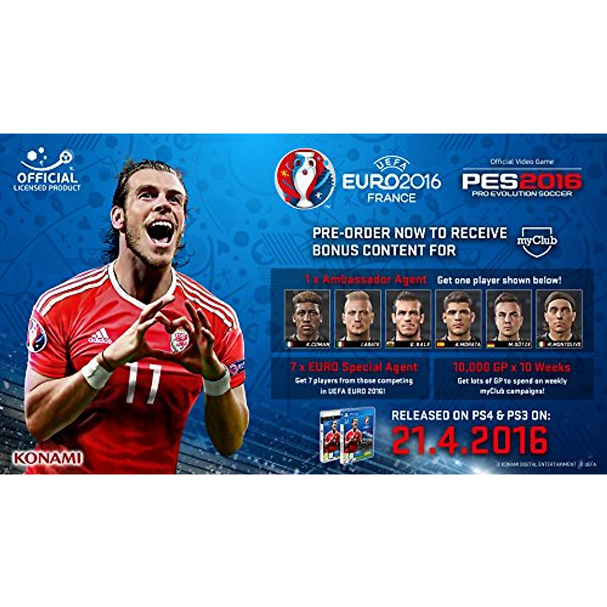 UEFA Euro 2016/Pro Evolution Soccer (PS4)