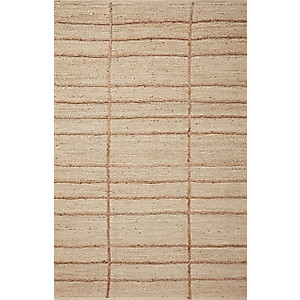 Loloi II Bodhi Collection BOD-04 Ivory/Tan 18" x 18" Sample Rug