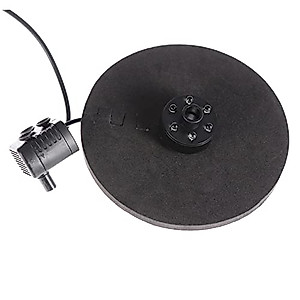 YARNOW Garden Submersible Bath Spout Pond Bird Pool Fountains Decoration Watering Aquarium Powdered Tank Fountain Patio Pump for Water Floating Fish Solar Outdoor Aerator Small Fountain Pump