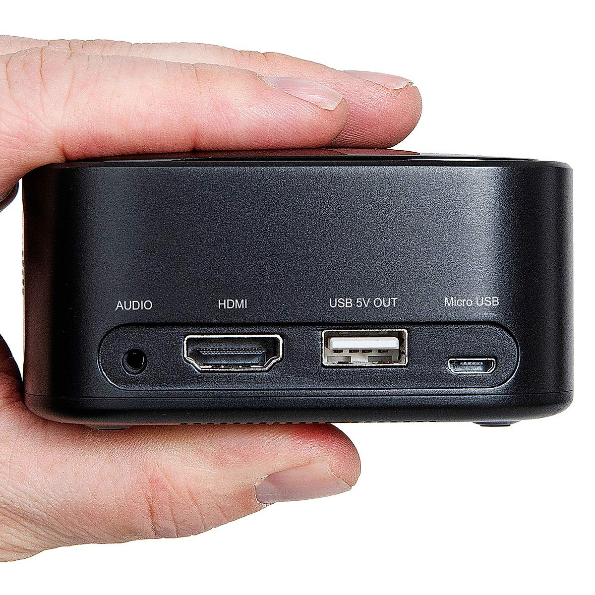 M29 Portable Projector - Rechargeable Battery - Home and Outdoors (Renewed Premium)