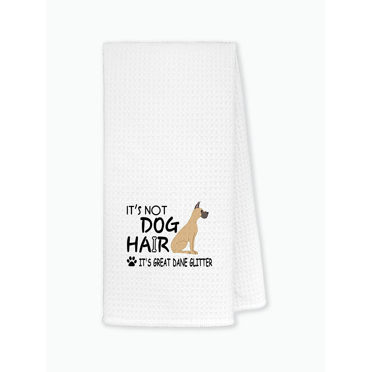 It's Not Dog Hair It's Great Dane Glitter Kitchen Towels Dishcloths 24"x16",Funny Puppy Dog Dish Towels Bath Towels Hand Towels,Gifts for Dog Lovers Girls Women,Great Dane Mom Gifts