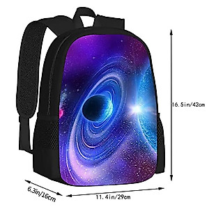 IUXTI Anime Backpack for Boys Girls,Big Capacity Daypack 16.5 Inch Laptop Backpack for Travel Office Outdoor-2