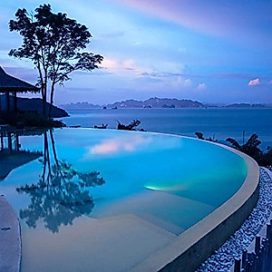 Waterproof LED Pool Light Bulb,120V 40W,RGB White Color Spash, IP65 Waterproof LED Pool Light for Inground Pool,Replacement for Pentair and Hayward Fixture(120V RGBW)