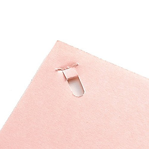 Plus 31250 Paper Clinch, Glossy White