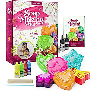Dan&Darci Soap Making Kit for Kids - Crafts Science Toys - Birthday Gifts for Girls and Boys Age 6-12 Years Old Girl DIY Soap Kits - Best Educational Craft Activity Gift for 6-12 Year Old Kids
