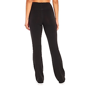 Marika Women Standard Carrie Tummy Control Bootleg Pant, Black, Large/32 Inseam