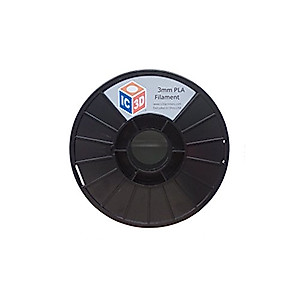 IC3D Grey 2.85mm PLA 3D Printer Filament - 1kg Spool - Dimensional Accuracy +/- 0.05mm - Professional Grade 3D Printing Filament - Made in USA
