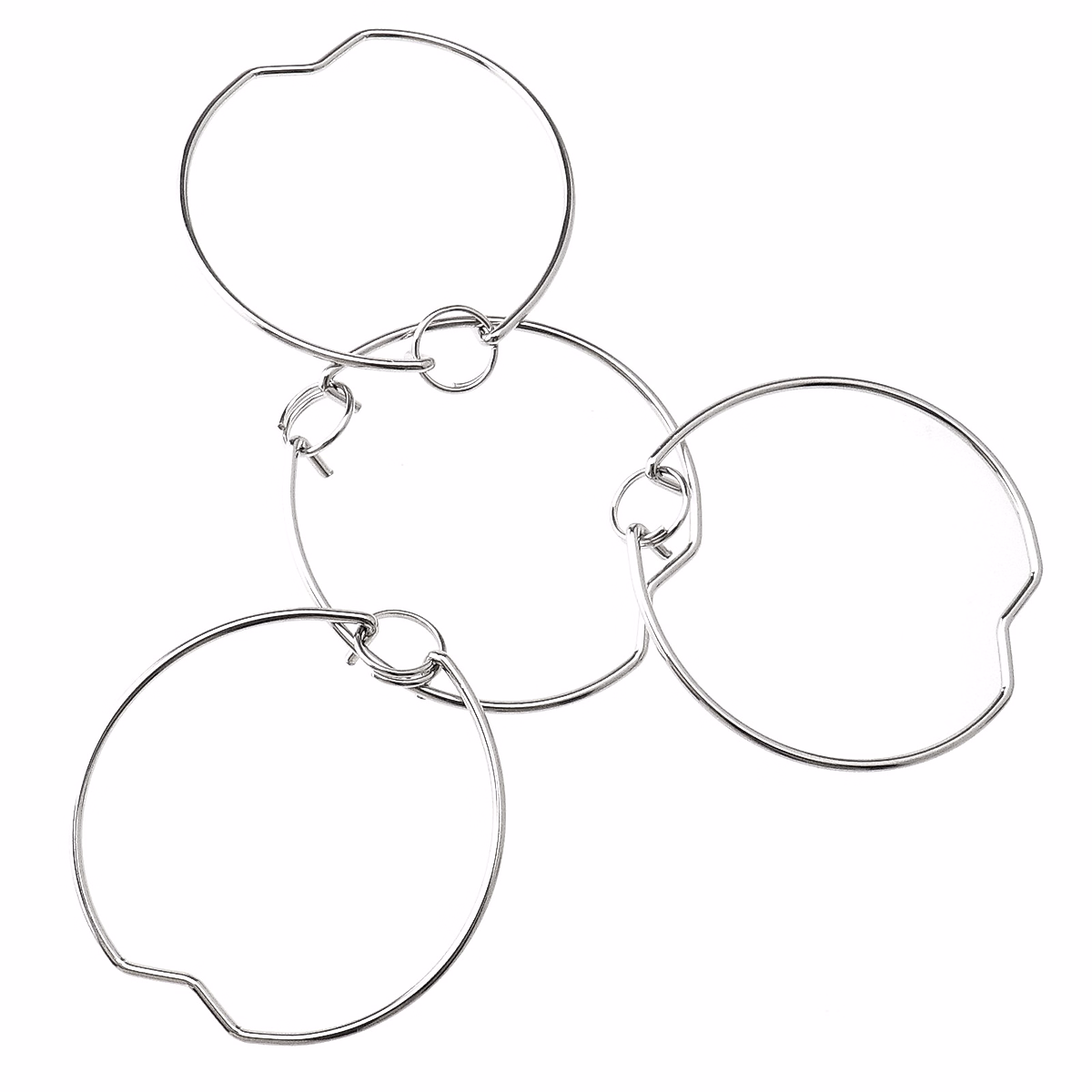 20pcs Lamp Retaining Spring Clip Ring Compatible with 50mm MR16 GU10 Spot Light Downlight