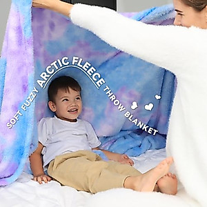 MUGD Soft Blankets Fleece Soft Fuzzy Throw Blanket Kids Warm Throw Blanket for Bed