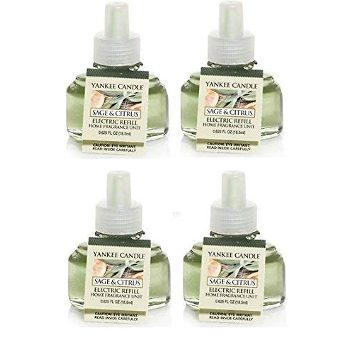 Yankee Candle Sage and Citrus ScentPlug Refill 4-Pack