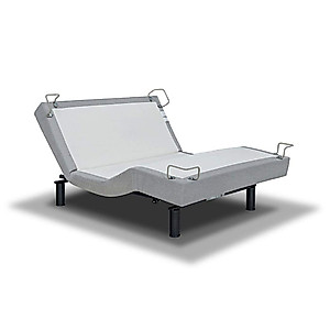 iDealBed Luxe Series Hybrid iQ5 Mattress with Reverie 5D Adjustable Bed Set, Massage, Zero Gravity, Pressure Relief Sleep System (Luxury Firm (Medium Firm Feel), Queen)