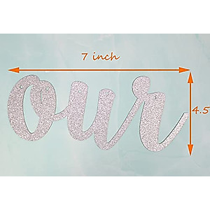 StarsGarden Silver Glitter Welcome to Our Home Banner for Housewarming Patriotic Military Decoration Family Party Supplies Cursive Bunting Photo Booth Props Sign(Silver Welcome Home), SG-22N448